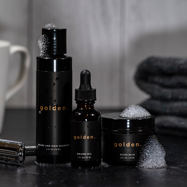 Golden Grooming | All-Natural Beard Grooming Products